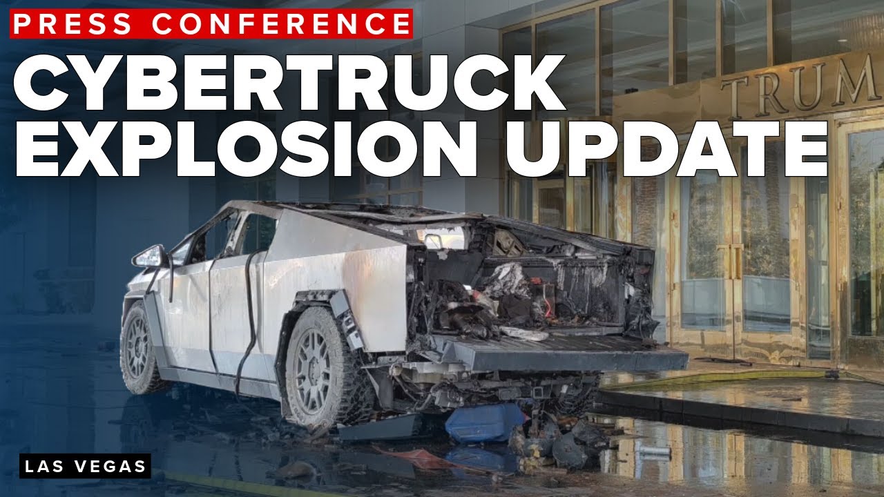 WATCH: Officials provide an update on the New Year's Day Cybertruck ...