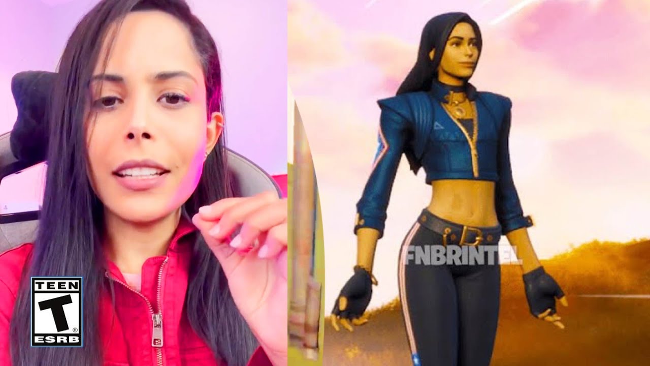 Chica Announces her NEW Fortnite Skin (ICON Skin Series) - YouTube