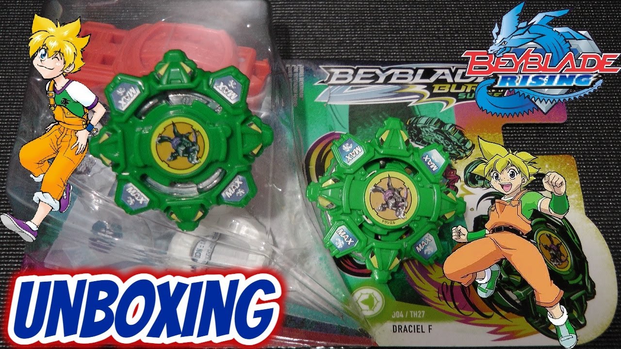 Beyblade Burst Surge Draciel F Limited Friction-H Hasbro Unboxing ...