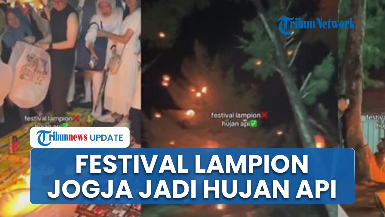 Detik-detik Festival Lampion Jadi 'Hujan Api' di Pantai Gua Cemara ...