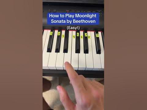 How To Play Moonlight Sonata - Beethoven | Easy Piano Tutorial - YouTube