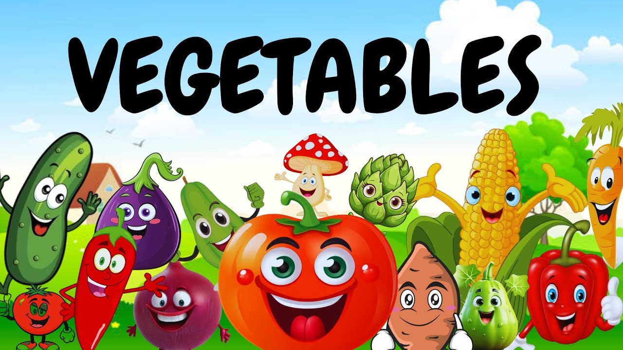 Fun with Veggies | Learning 40 Vegetable Names with Little Learners 🥕🍆 ...