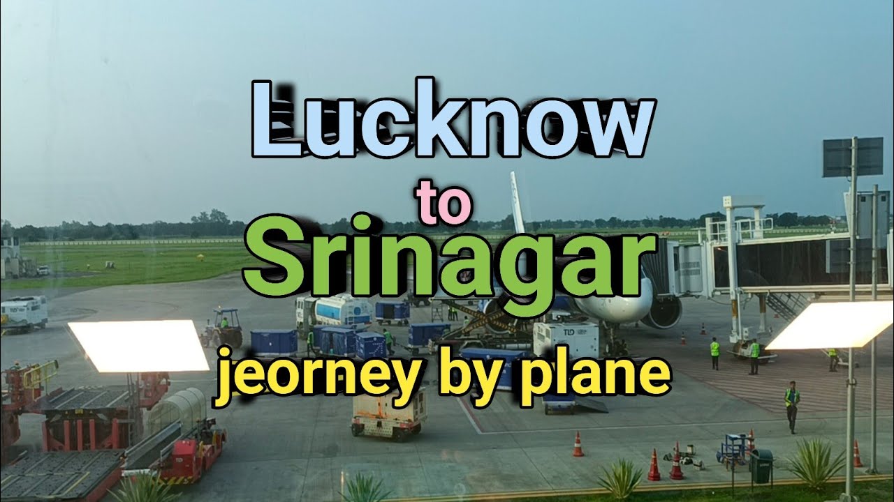Explore the journey by Plane | Indigo Flight | Lucknow to Srinagar ...