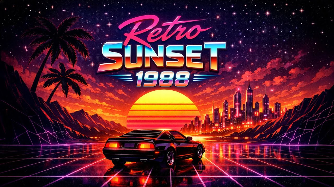 Retro Sunset 1988 – Warm Synthwave Horizons - YouTube