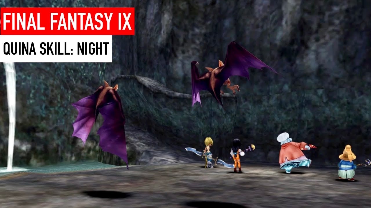 Final Fantasy IX - Night - Quina's Blu Magic Skills - YouTube