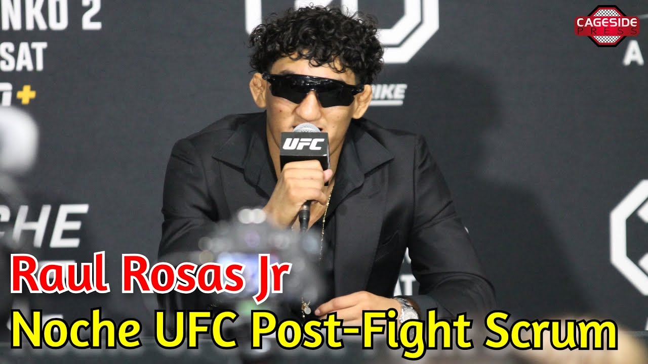 Raul Rosas Jr Reacts to Emphatic Return to the Win Column | Noche UFC ...