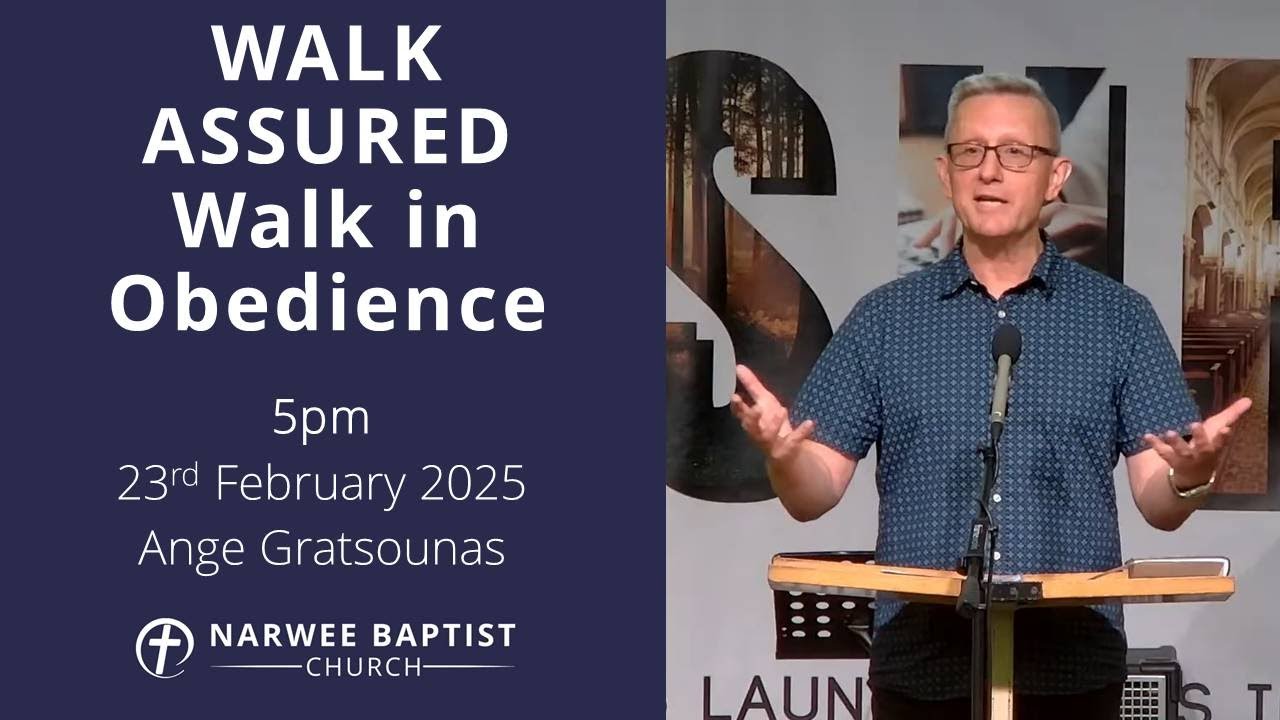 Walk Assured - Walk in Obedience - 5pm - YouTube