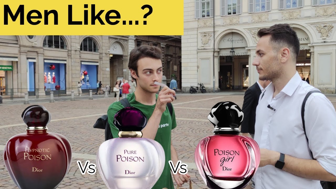 Men react to Dior Hypnotic Poison, Dior Pure Poison, Dior Poison Girl ...
