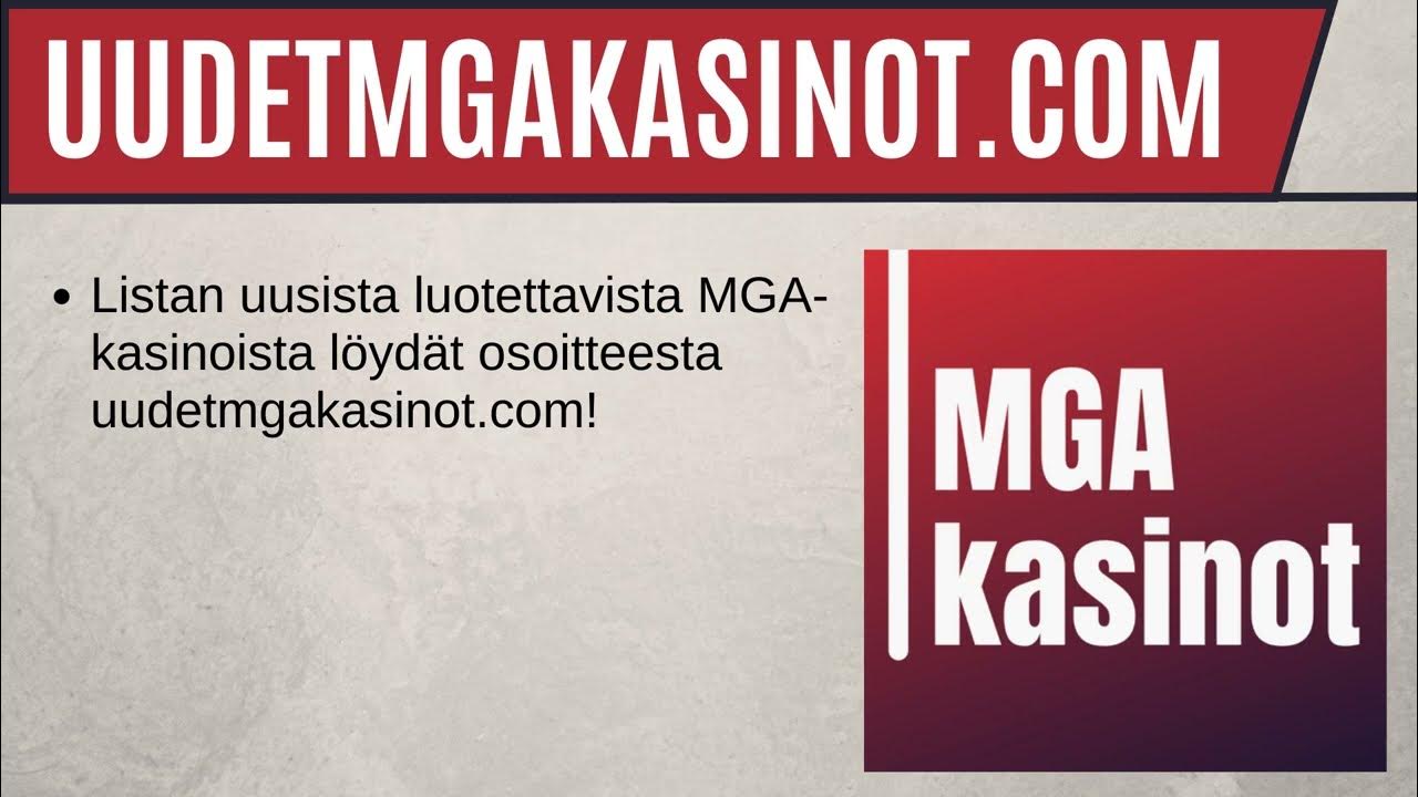MGA kasinot - Miksi Malta nettikasinot ovat hyviä? - YouTube