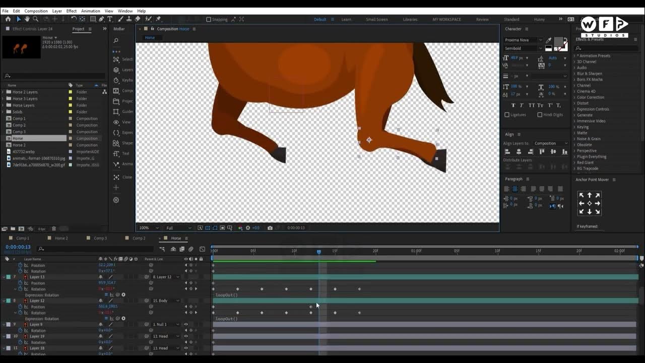 Horse animation tutorial | Animal Walk Cycle | Horse run cycle ...