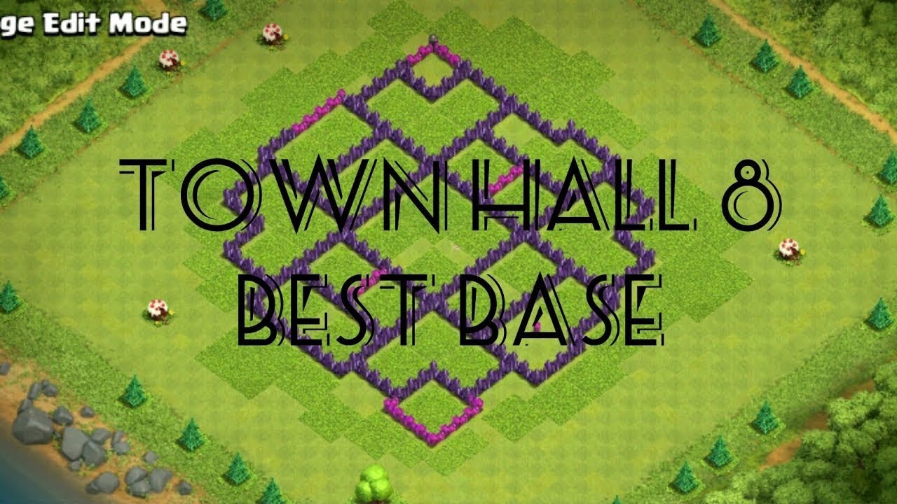 COC TH8 BEST BASE - YouTube