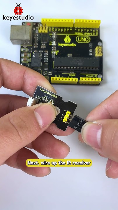 #shorts 🐞Explore Sensor 🤖Get to know IR Transmitter Module Today #arduino #keyestudio #stem # ...