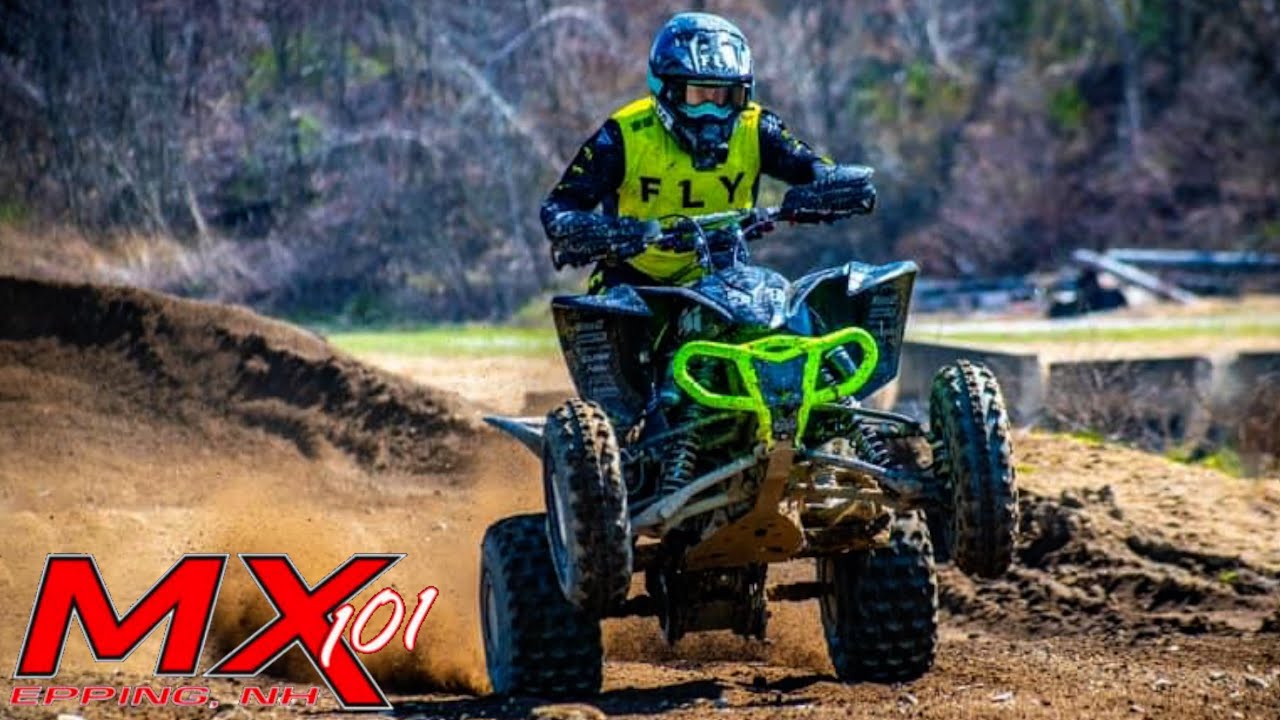 Riding my woods quad at a motocross track yamaha YFZ450r - MX101 | nyoa ...