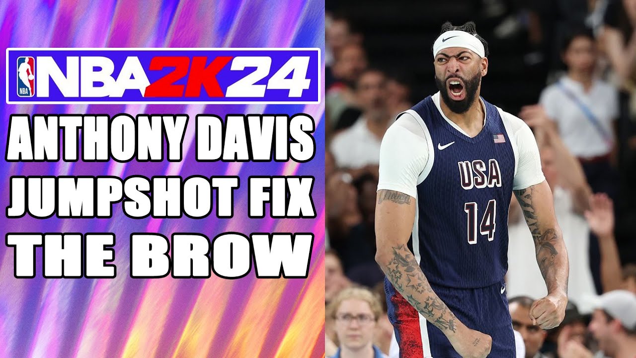 Anthony Davis Jumpshot Fix NBA2K24 - YouTube
