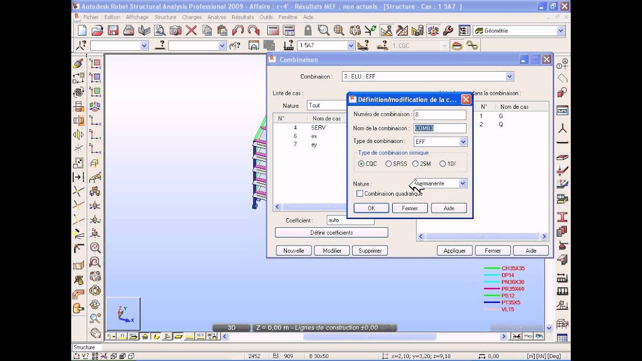 Formation Autodesk Robot structural analysis - Lancement de calcul ...