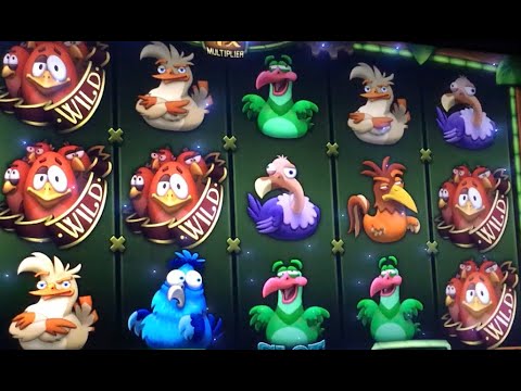 Live play on Birds (Apollo gaming) slot machine with random wild ...