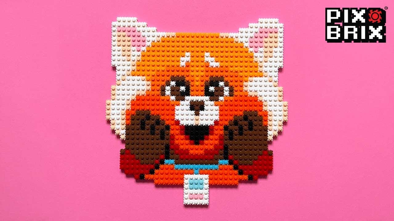 Turning Red Pixel Art - Pix Brix Instructions - YouTube
