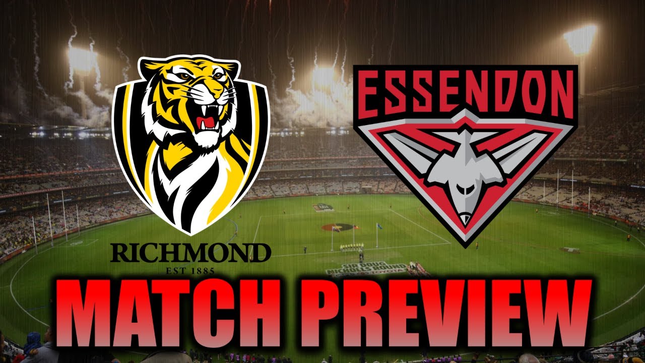 Essendon v Richmond Round Eleven Prediction + Preview - YouTube