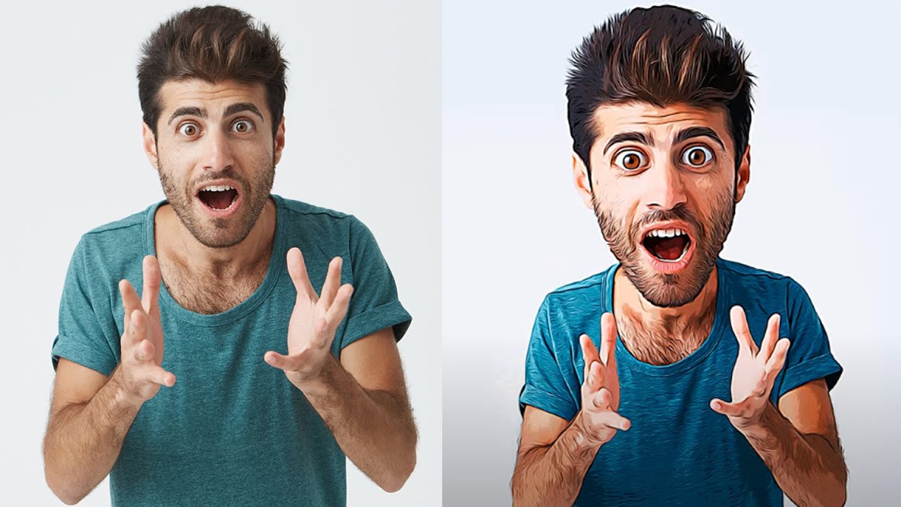 Cómo Convertir Cualquier Photoshop En Efecto De Dibujos Animados En