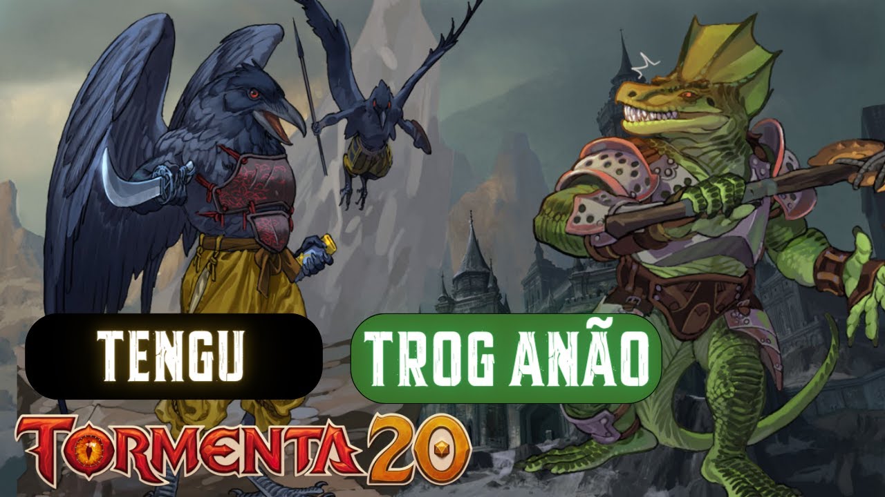 Raças de Tormenta 20 - Tengu e Trog Anão - YouTube