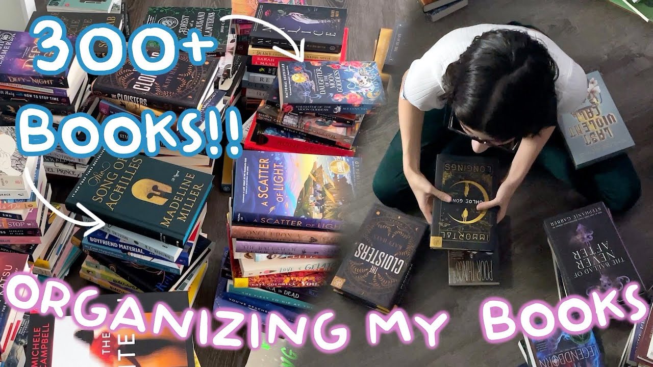 build & organize my bookshelves with me!📚 (300+ BOOKS) - YouTube