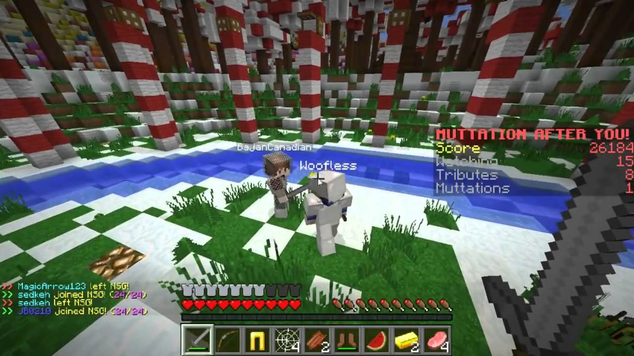Minecraft Hunger Games w/Nooch, Bajan Canadian & Woofless - YouTube