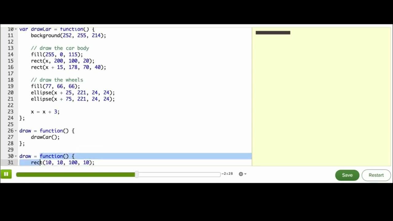 Özel ProcessingJS Fonksiyonları (Bilgisayar Programlama) - YouTube