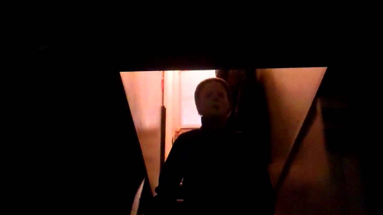 Me wearing the Tots H2 Michael Myers mask part 2 - YouTube
