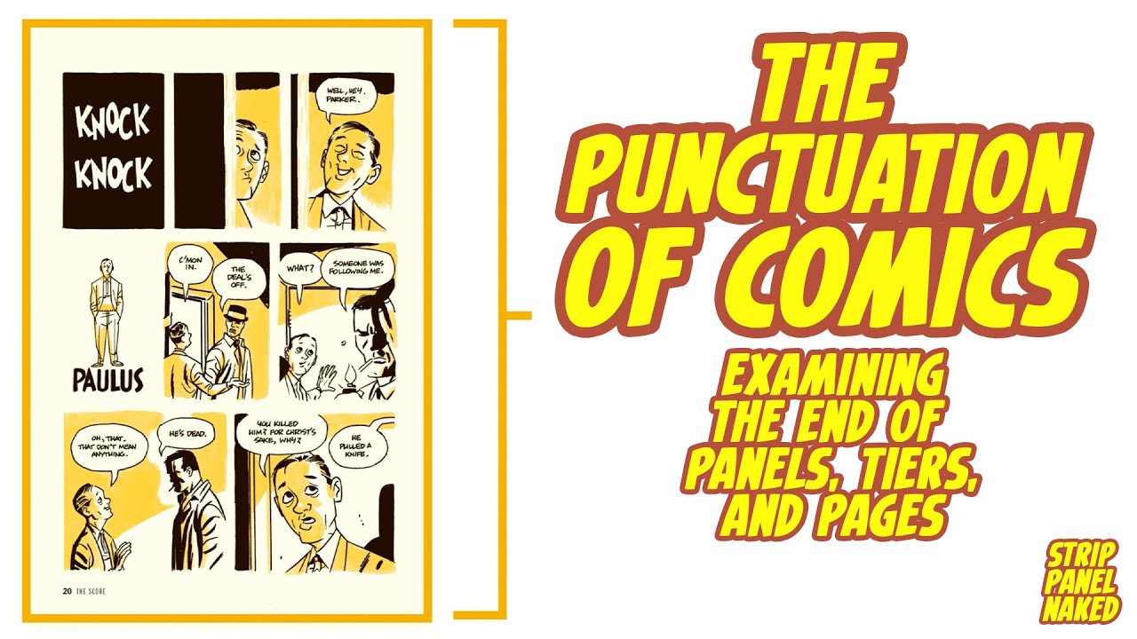 Darwyn Cooke & The Punctuation of Comics | Strip Panel Naked - YouTube