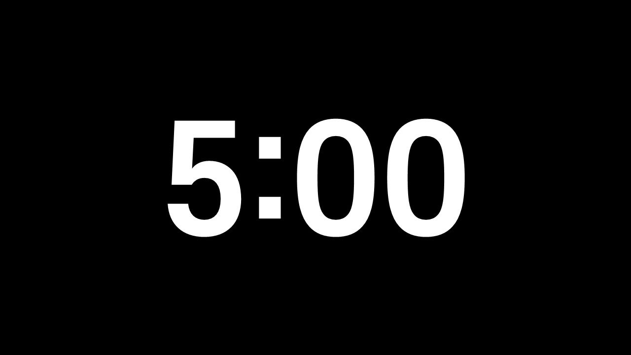 5 Minute Timer - Normal - YouTube