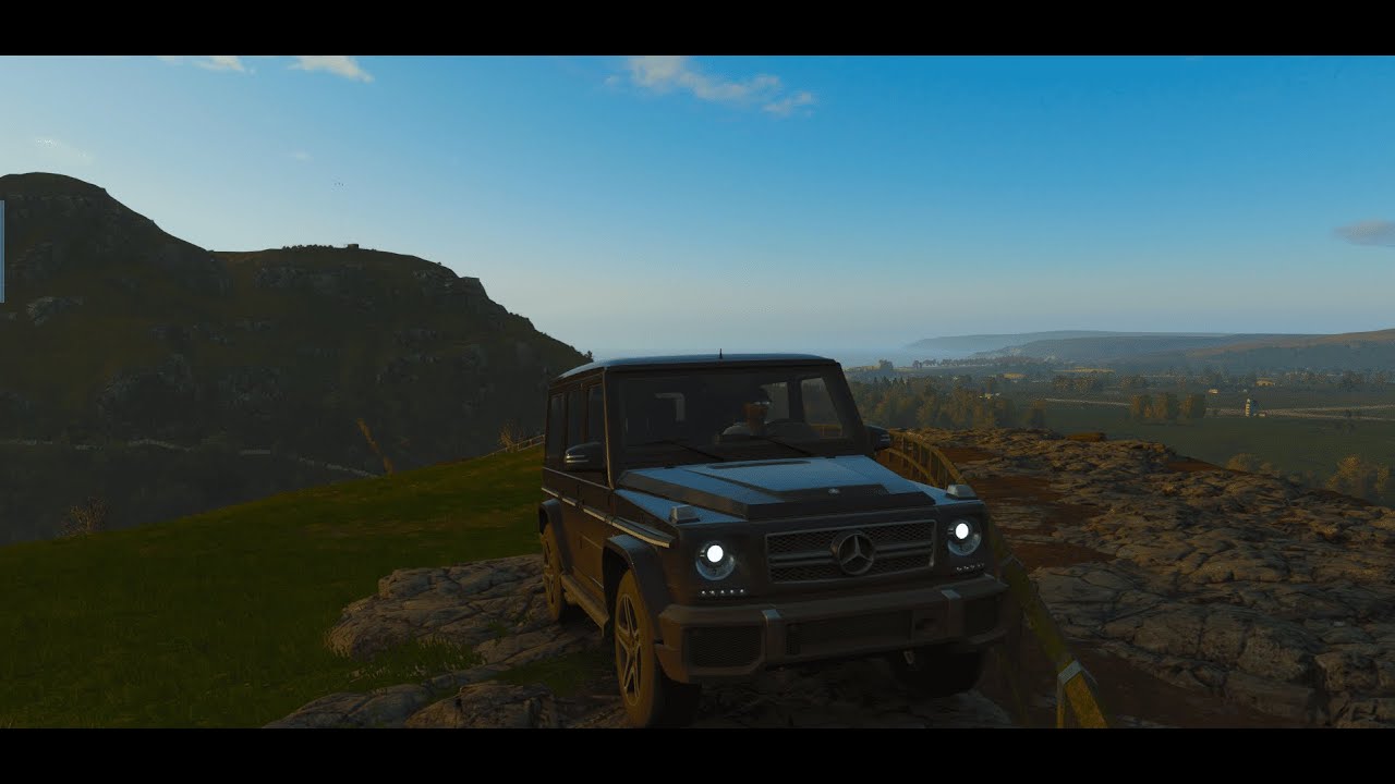 Forza horizon 4 : Pov drive of Merc G-Wagon - YouTube