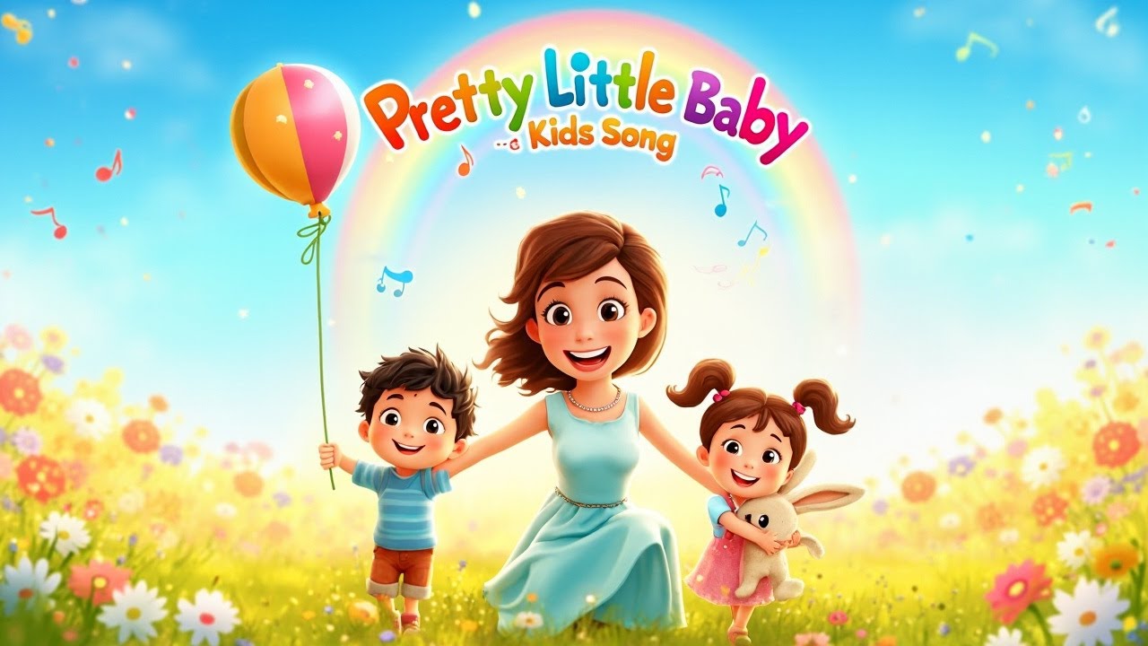 Pretty Little Baby Song, Cute Kids Song for Toddlers I Animated Nursery ...
