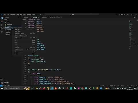 Compiler Development : 0x02 - Writing A Parser In C++ - YouTube