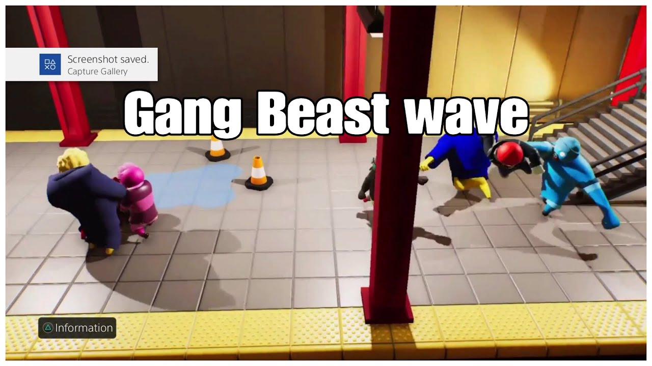 Gang Beast wave! - YouTube