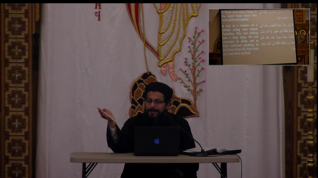 Acts 20:6-38 - English Bible Study - Father Mina Dimitri - YouTube