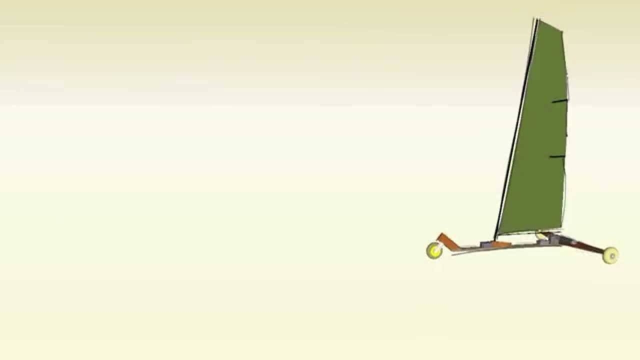 RC Sailing - No.02 - RC Land Yacht Project - YouTube