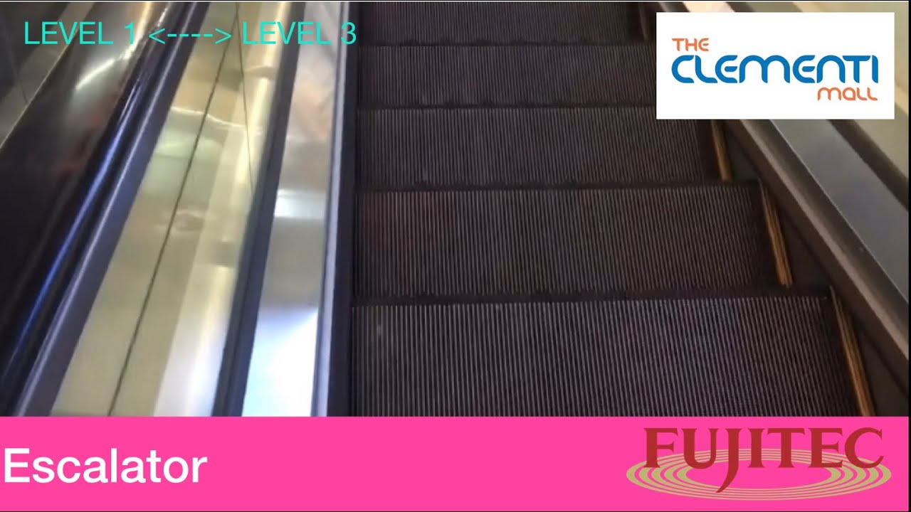 HDB Block 441 The Clementi Mall || Fujitec Escalator (Level 1 Entrance ...