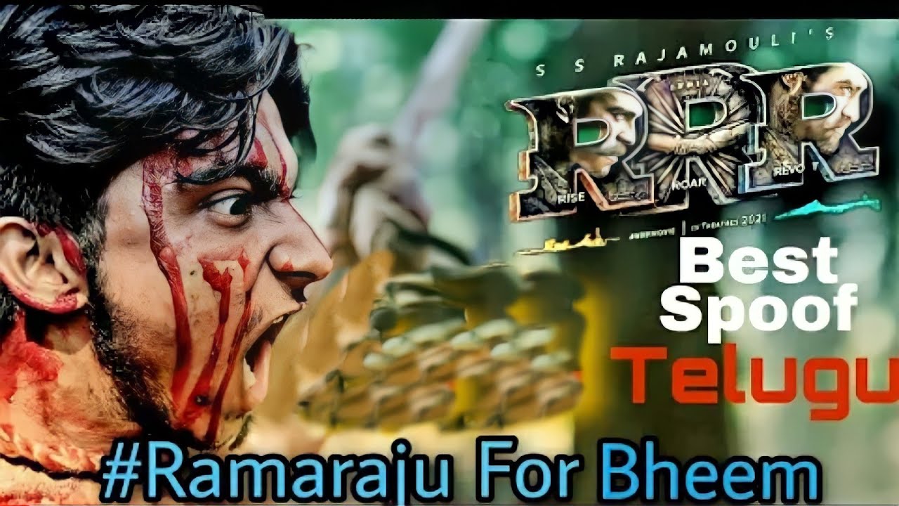 RRR movie Trailer | Ramaraju For Bheem - Bheem Intro spoof | NTR, Ram ...