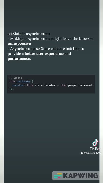 Setstate In React Learnwithme Frontend Reactjs Hook Halstorm Youtube