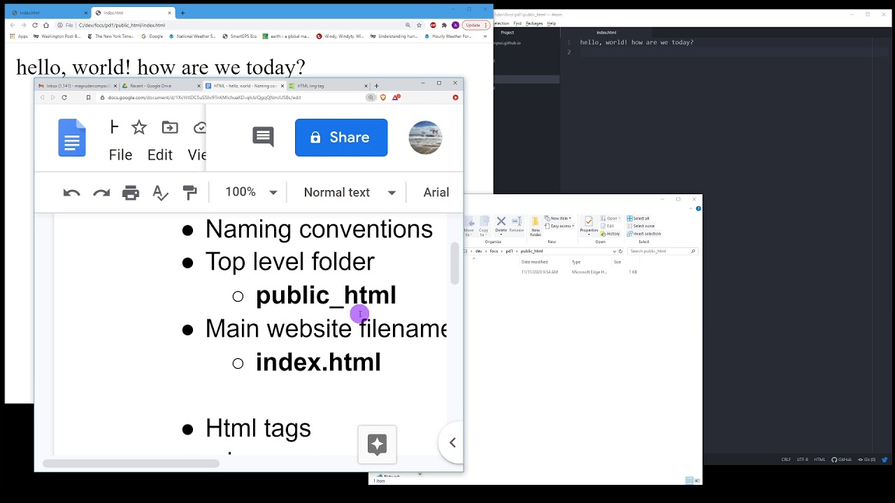 hola, mundo! - HTML - Naming Conventions - YouTube