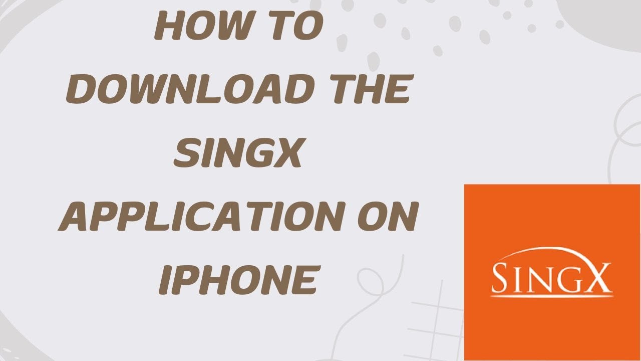 How to Download the SingX Application on iPhone 2024? - YouTube