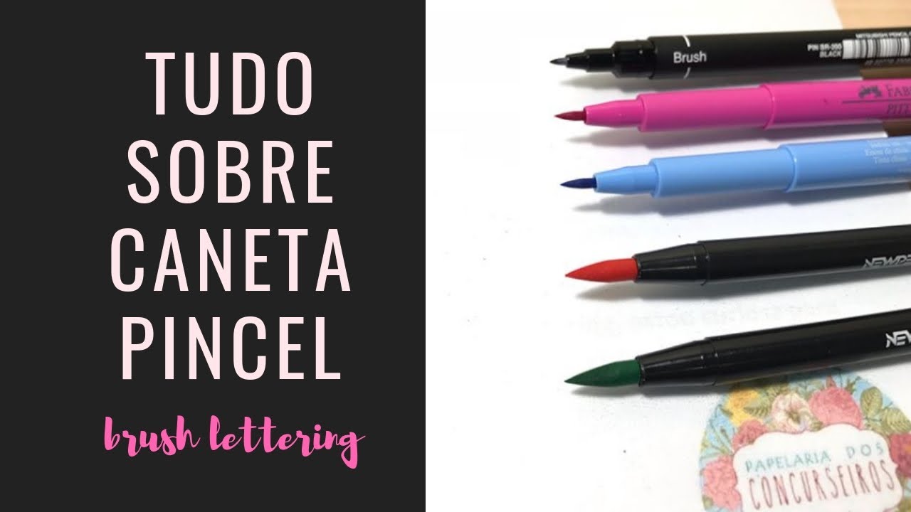 APRENDA BRUSH LETTERING DE UMA VEZ - YouTube