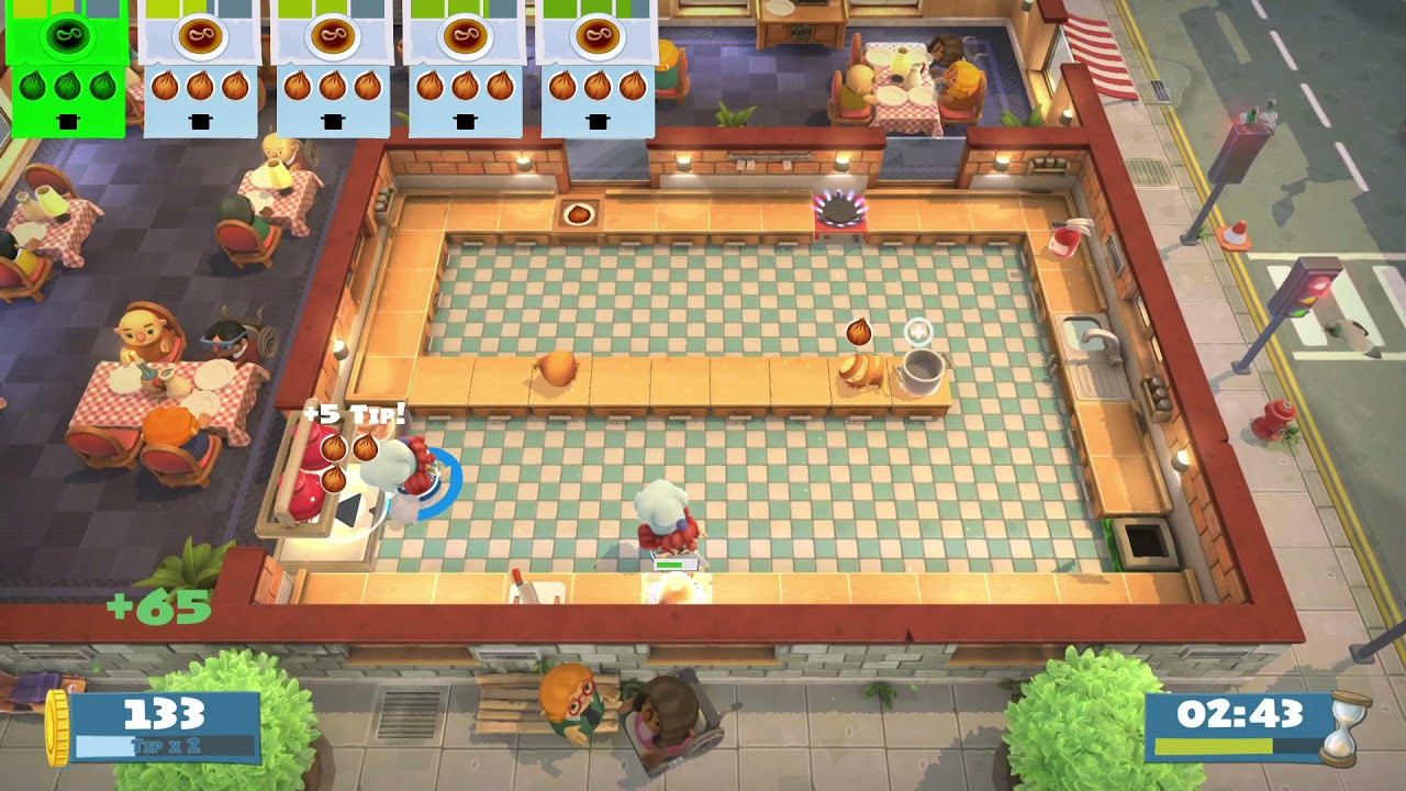 Overcooked | Onion Soup Level Gameplay | Nintendo Switch | Video ...