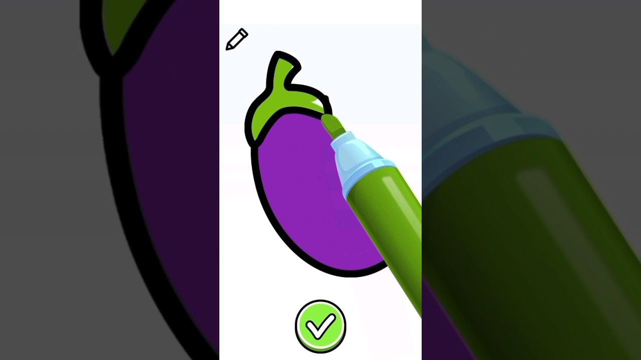 How to draw bringle | Colouring Video bringle | shortfeed - YouTube