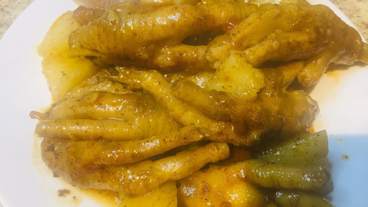 How To Make Curry Chicken Feet|| Chicken Feet Made Easy - YouTube