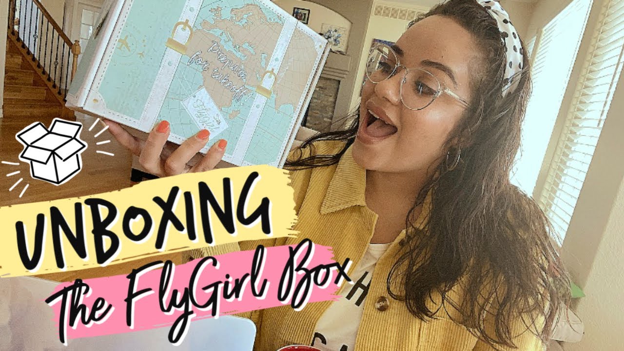 The Flight Attendant Vlogs | Unboxing my FlyGirl Box - YouTube