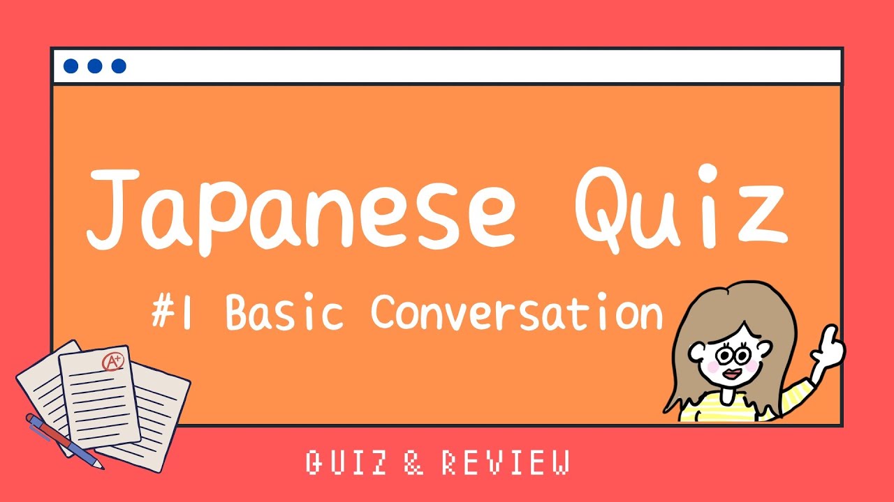 Japanese Quiz for Beginner!【Easy Japanese Lesson】 - YouTube