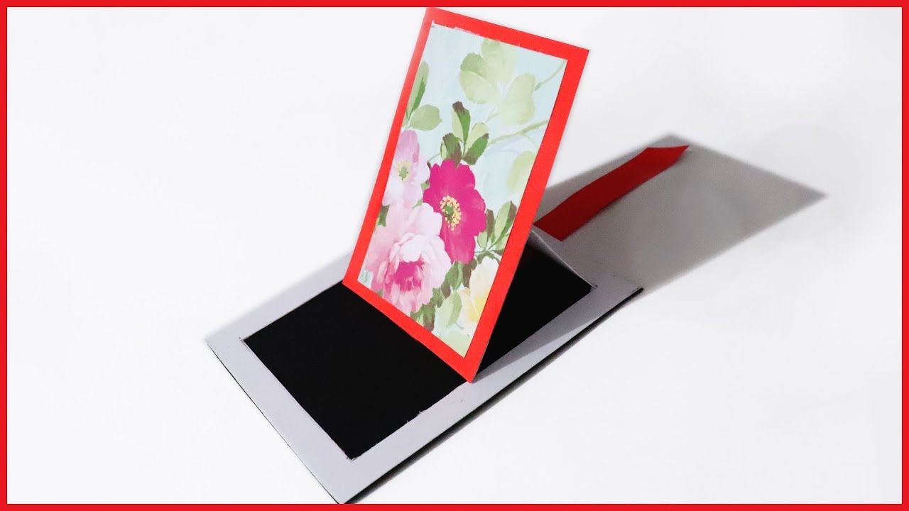 How to make Pop up Slider Card for Scrapbook | diy handmade slider card ...