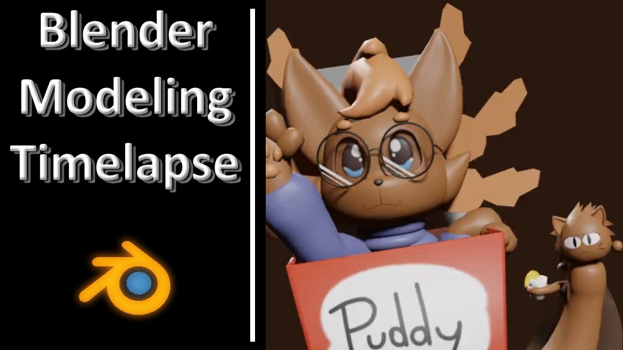 Blender Modeling Timelapse - 3 fused character (Roblox games) - YouTube