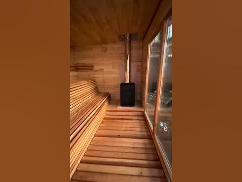 Модульна баня куб 3 метри #банябочка #банябочкаподключ #баняквадро # ...